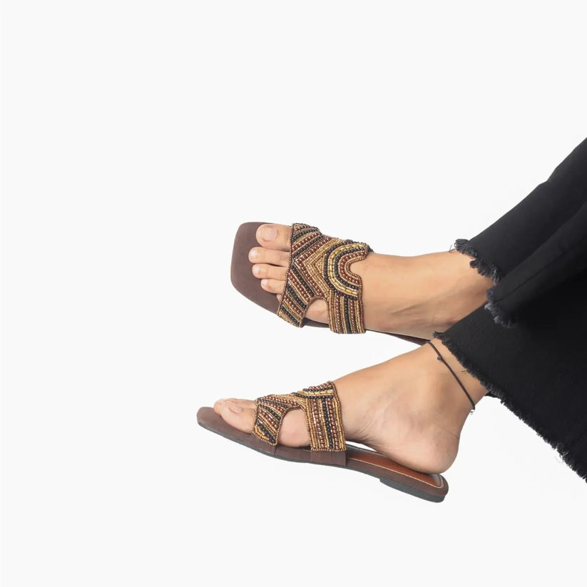 Stone slippers for Women - Nawabi Shoes BD - Nawabi Shoes BD